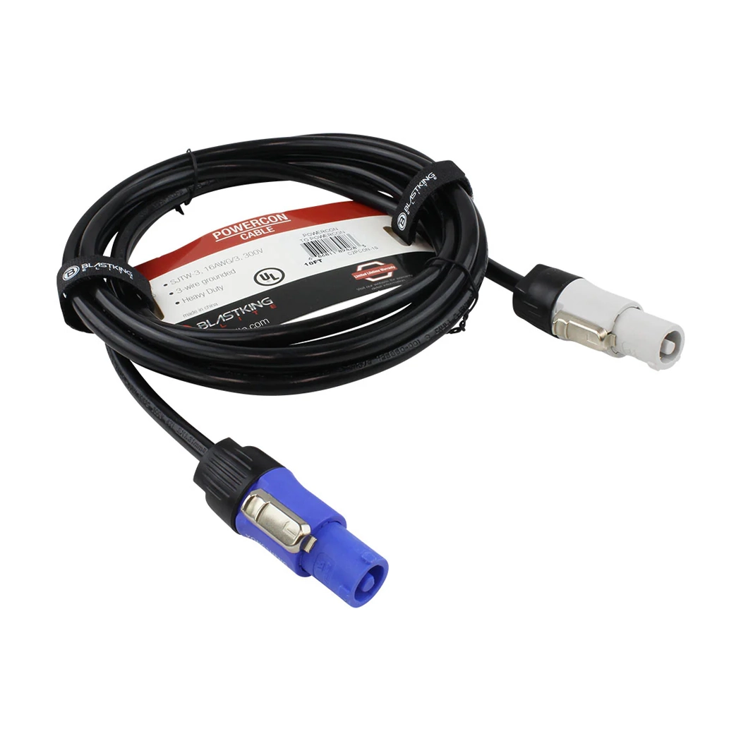 Blastking C2PCON Powercon To Powercon Cable - 10 Feet