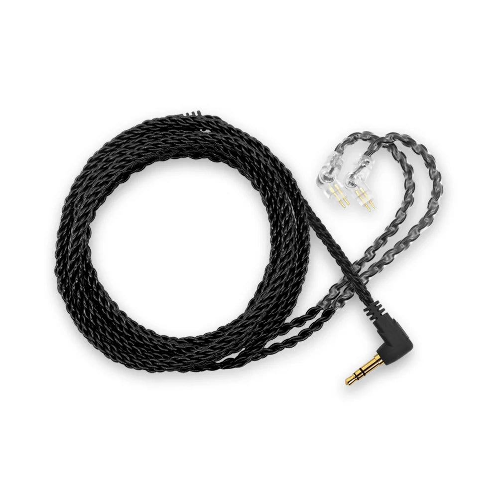 CTM 8-Wire IEM 2 Pin Standard Upgrade 50" Cable - Black