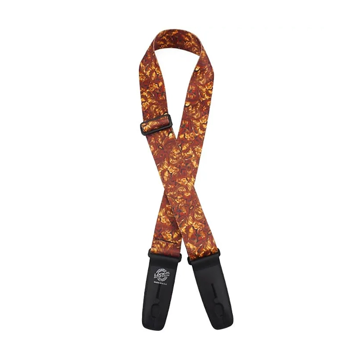 Lock-It Straps 2" Plush Poly Strap - Gold Swirl