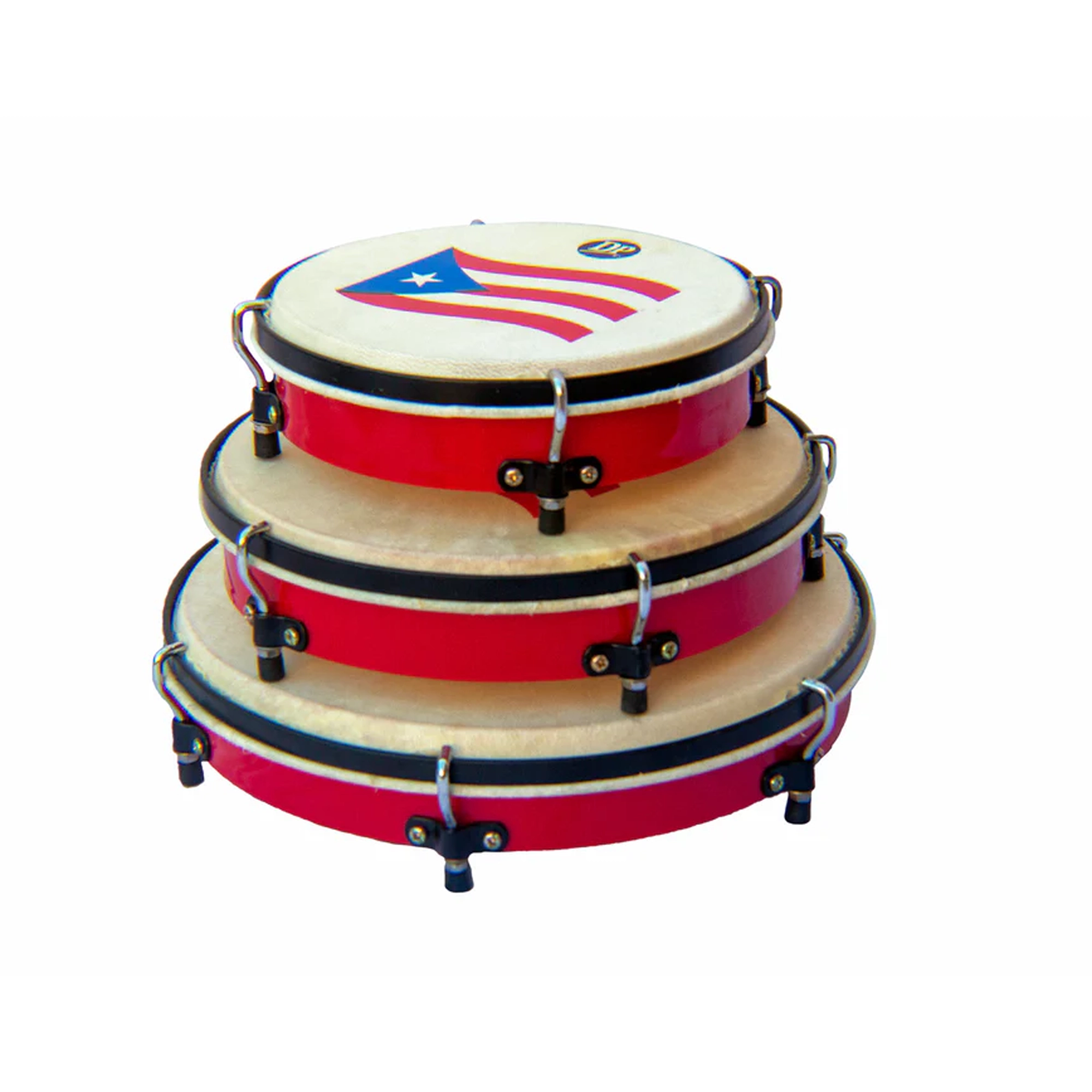 Pleneras Set Don Pablo With Puerto Rican Flag