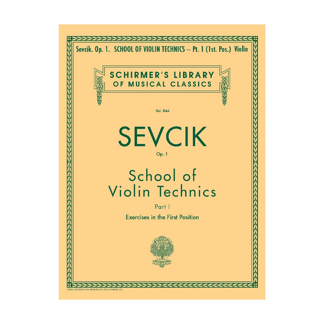 Otakar Sevcik School of Violin Technics, Op. 1 – Book 1