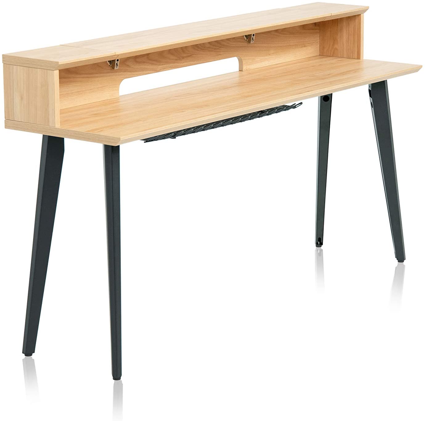 Gator Frameworks Elite Series 88-Note Keyboard Desk - Natural Maple